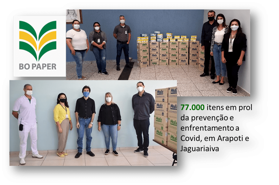 BO PAPER doa materiais hospitalares a Secretarias de Saúde